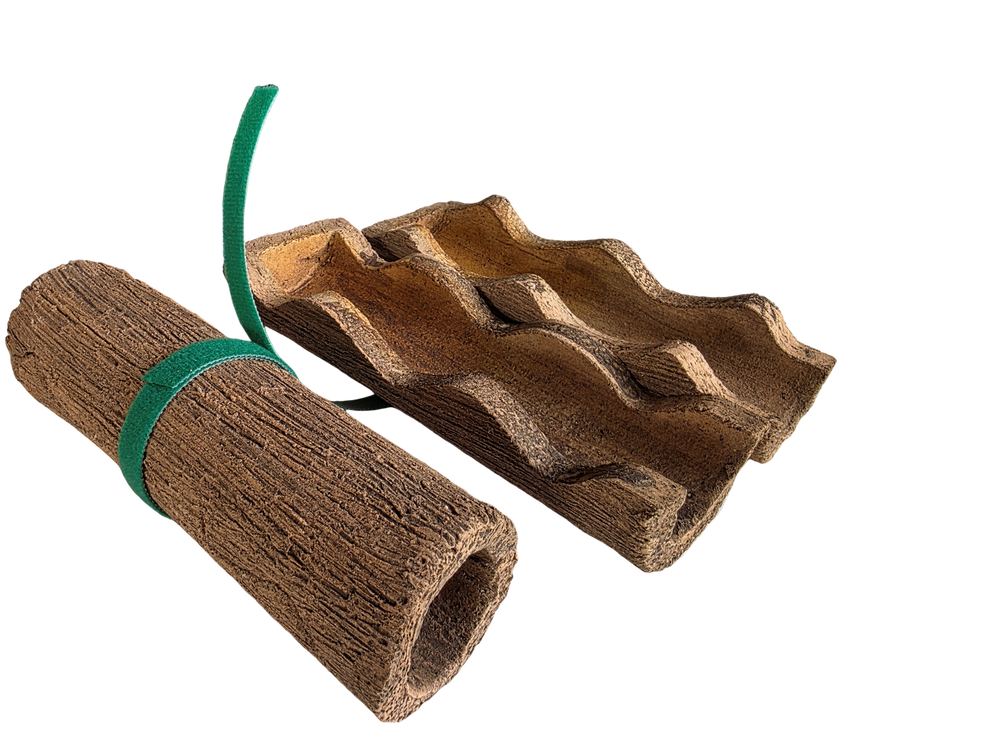 Bristlenose and Pleco Clay Round Splits Breeding Cave/Log – FishBits