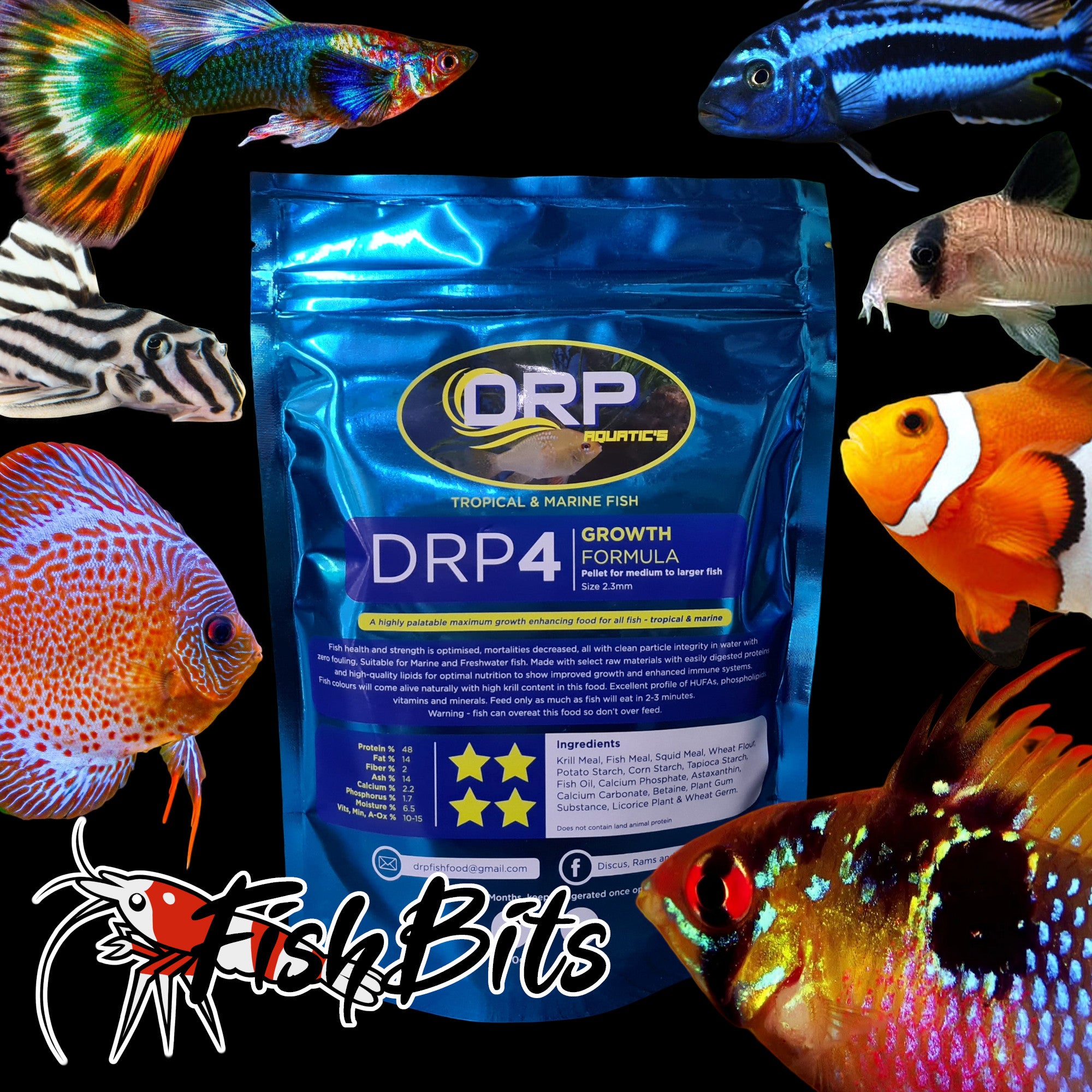 DRP 4 Aquatic Growth Formula – FishBits